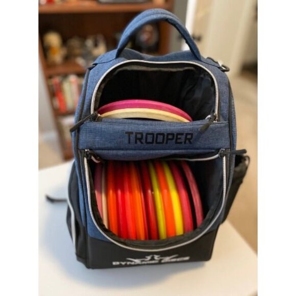 Games | Trooper Disc Golf Backpack Frisbee Disc Golf Bag With 18 Disc ...